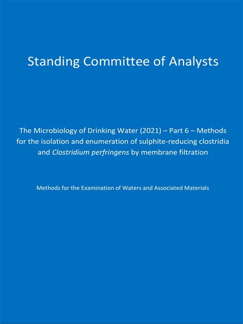 Microbiology Of Drinking Water Pdf Filtration Sterilization
