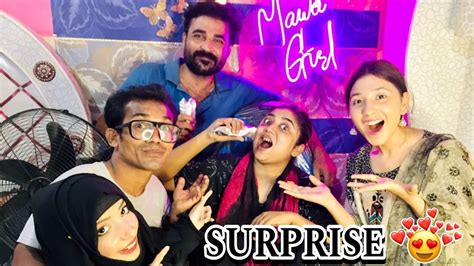 Sanober Mawa Girl Ko Dia Surprise Unkay Ghr Jakar 😍 A Surprise Visit