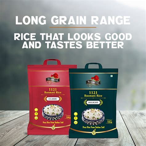 Red Rose Classic Basmati Rice 10 Kg Sona Cereal Products Pvt Ltd