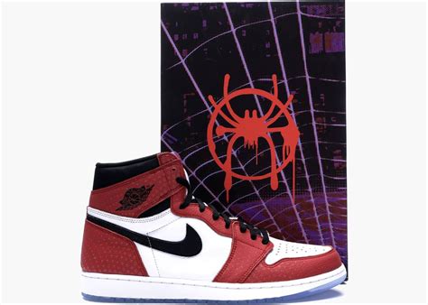 Spider Man Origin Story Jordan 1 Box