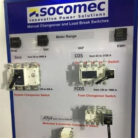 Socomec Changeover Switch Socomec Changeover Switch Latest Price