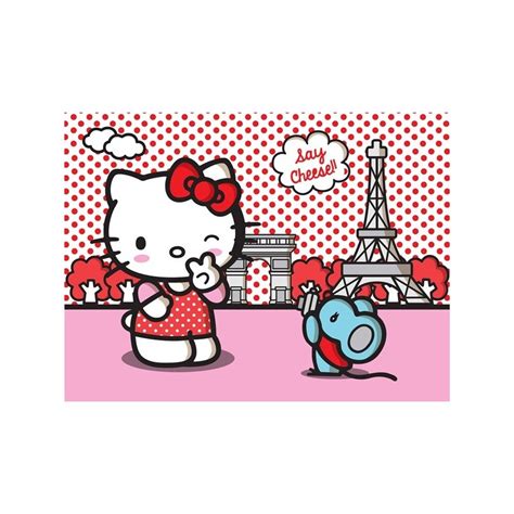 Fotomurales Decorativos Fotomural Hello Kitty Paris Ft1473