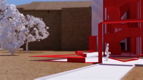 Maquette Render Architecture Render On Behance