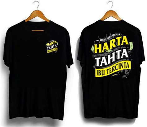 Kaos Harta Tahta Ibu Tercinta Bahan Tebel Combed 24s Lazada Indonesia