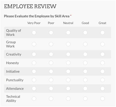6 Evaluation Form Examples For Businesses [with Templates]