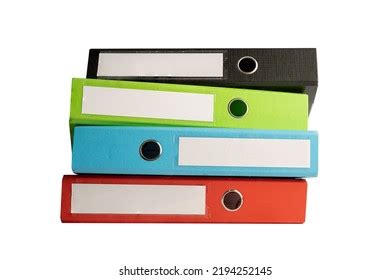 File Folder Binder Stack Multi Color Stock Photo Shutterstock