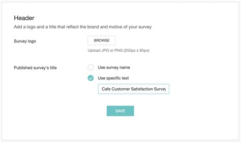 Add A Header In Zoho Survey Online Help Guide