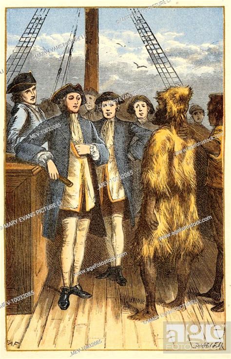 Alexander Selkirk Castaway After A Quarrel With Captain Stradling