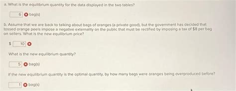 Solved Refer To The Two Tables Below Which Show
