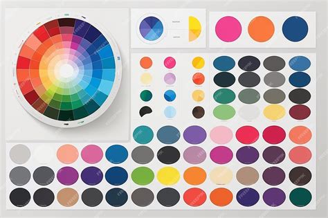 Color Picker Circle Design Material And 24 Hue Set Premium Ai Generated Image