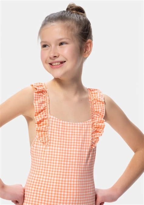 Bañador Con Estampado Vichy Para Niña Tex Las Mejores Ofertas En Moda