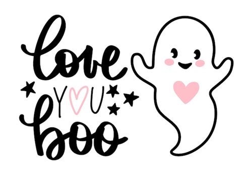Ilustração de fantasma de halloween fofa personagem assustador dos