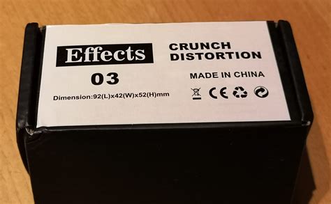 Naomi Crunch Distortion - Effects Pedals