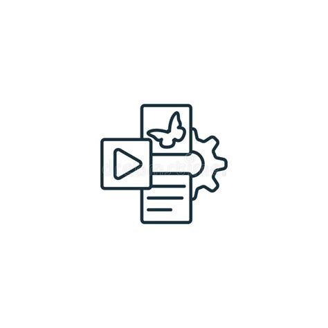 Content Creation Icon Monochrome Simple Virtual Assistant Icon For Templates Web Design And