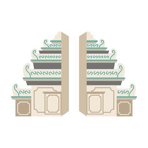 Illustration Of Balinese Hindu Traditional Building Gate 22172989