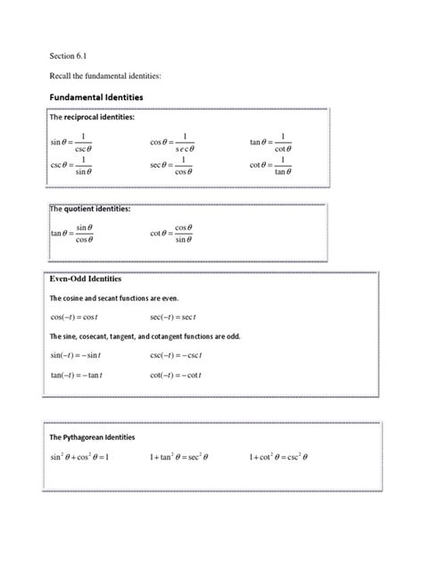 Trigonometry Lecture Notes Part2 Pdf Pdf Trigonometric Functions Sine