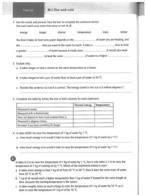 Ks3 Y9 Heat Ws Cpu Pdf