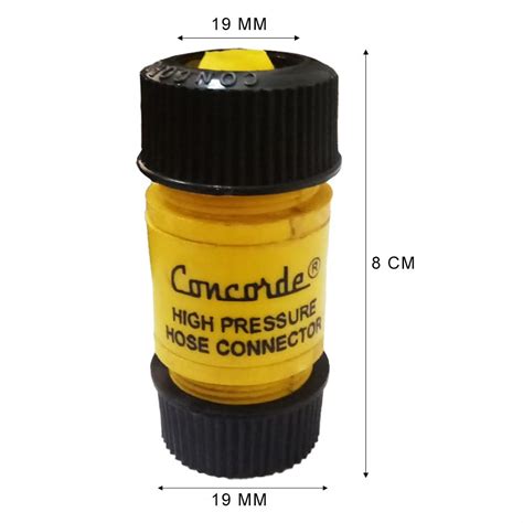 High Pressure Hose Connector 19mm X 19mm Implemental