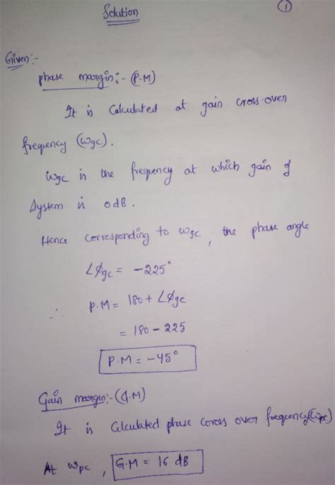 Consider The Following Magnitude And Phase Plot Of A Minimum Phase
