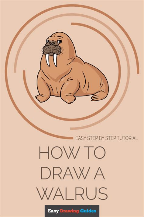 How To Draw A Walrus Really Easy Drawing Tutorial
