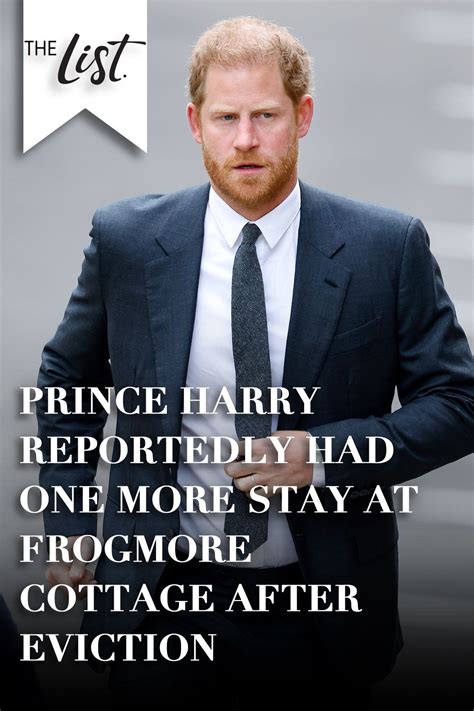 Prince Harry Reportedly Had One More Stay At Frogmore Cottage After Eviction - The List | Prince ...