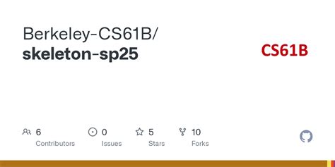 GitHub Berkeley CS61B Skeleton Sp25