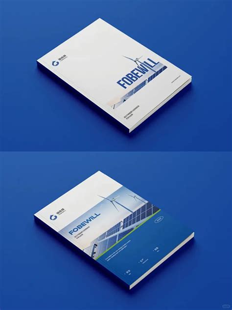 新能源画册 高端极简风设计简约而不简单 花瓣网