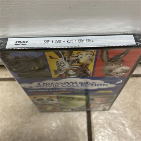 Dreamworks Dvd Shrek Kung Fu Panda Madagascar How To Train Your Dragon