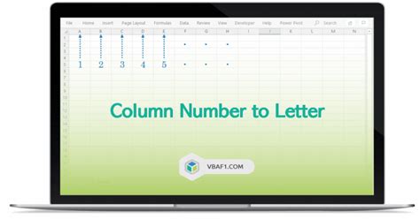 Column Number To Letter And Vice Versa Quick Reference In Excel