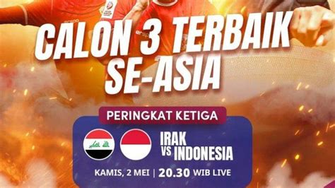 SEDANG BERLANGSUNG Link Live Streaming RCTI Laga Timnas Indonesia Vs