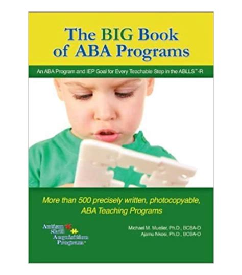 The Big Book Of Aba Programs Aba Program Book Different Roads