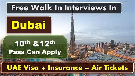 Dubai Jobs On Visit Visa 2024 And Walk In Interview In Dubaidubaijobs