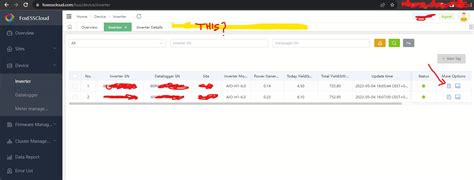 Access To Fox Cloud Different Portal Interface Different Inverter Id