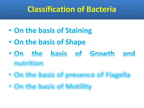 Solution Microbiology 3 Classification Of Bacteria Studypool