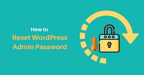 How To Reset WordPress Admin Password Easy Guide Fatreseller In