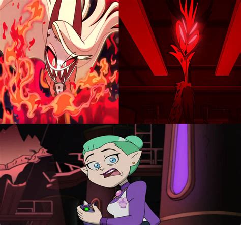 Hp Odalia Blight Faces Charlie And Stolas Wrath By Dragonfire92379 On Deviantart