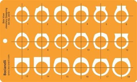 Jewellery Jewelry Art Craft Design Drawing Drafting Template Stencil