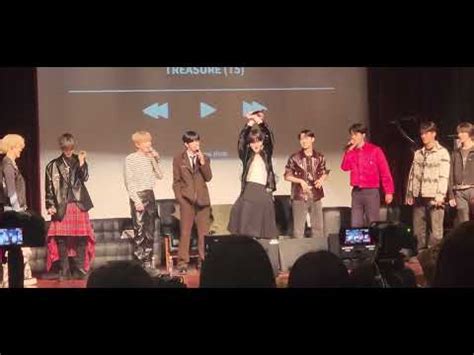 231011 TREASURE 트레저 FAN EVENT SEOUL 팬이벤트 RANDOM PLAY DANCE 랜덤플레이댄스