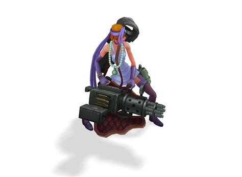 Stl File Crime City Jinx League Of Legends 3d Print Model 🏙️ ・3d