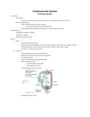 Cardiovascular System MCDB 1B Pdf Cardiovascular System Circulatory System Functions