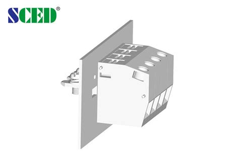 Pitch 121mm Through Panel Terminal Blocks Bulkhead Connectors 600v