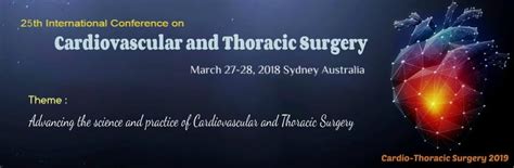 Cardio Thoracic Surgery 2019