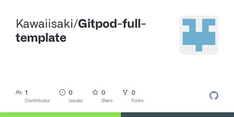 github kawaiisaki gitpod full template