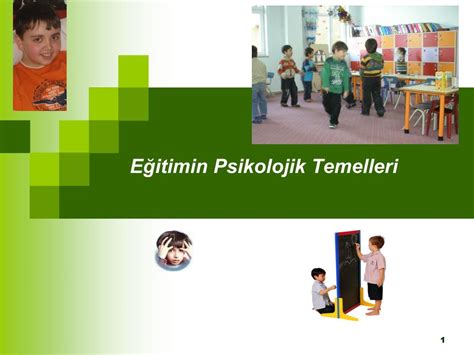 PPT Eğitimin Psikolojik Temelleri PowerPoint Presentation free download ID