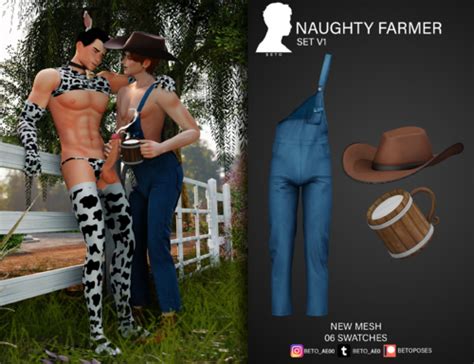 Naughty Farmer Set V1 Clothing Loverslab