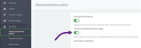 Block Unverified Login Attempts Guides Reachfive Documentation