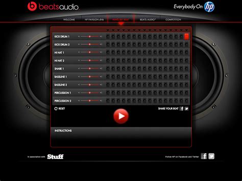 Hp Beats Audio Microsite On Behance