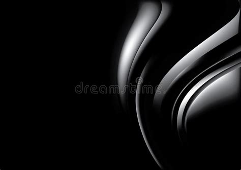 Black Monochrome Beautiful Background Vector Illustration Design Stock