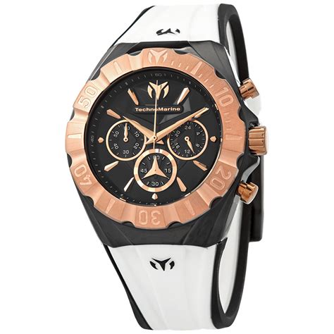 Technomarine Cruise Chronograph Quartz Black Dial Mens Watch Tm 121020