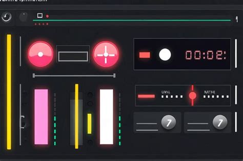 Slider Bars For Digital Panel Settings Premium Ai Generated Image
